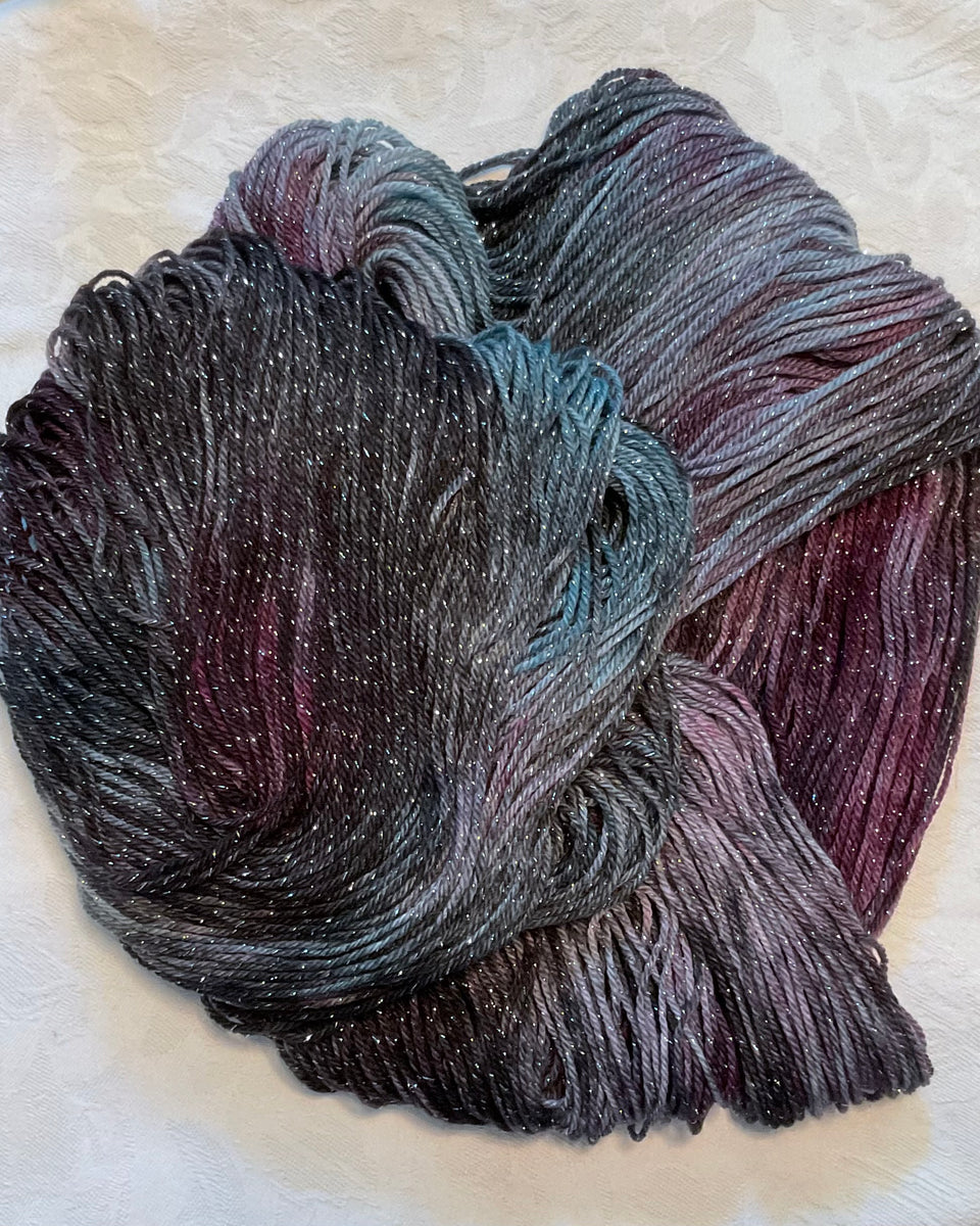 Sharp Dressed Man - Glitter Bomb – Beach Bunny Yarns