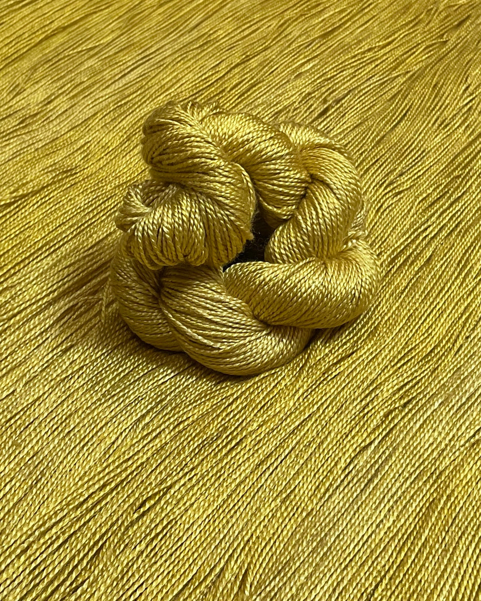 Pale Gold - Luxury Silk Line – Beach Bunny Yarns