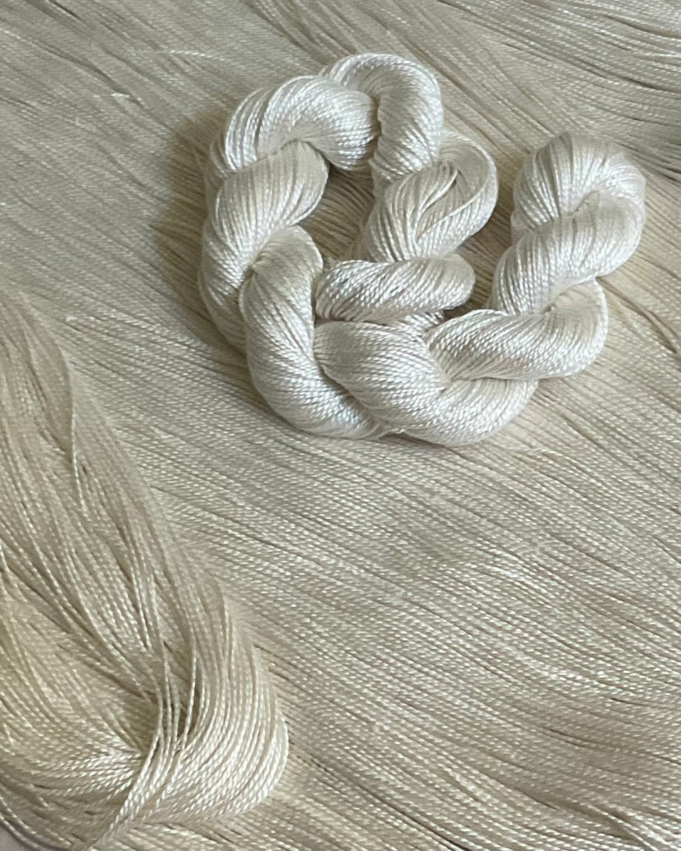 Pearl - Luxury Silk Line – Beach Bunny Yarns